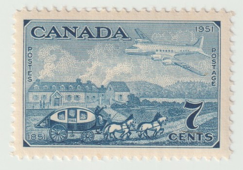 1951 Canada - 100th Anniversary Canadian Stamps - 7 Cent Stamp | eBay