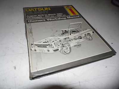 DATSUN SUNNY 78>80 1171CC 1397CC Tutti I Modelli MANUALE DI RIPARAZIONE ...