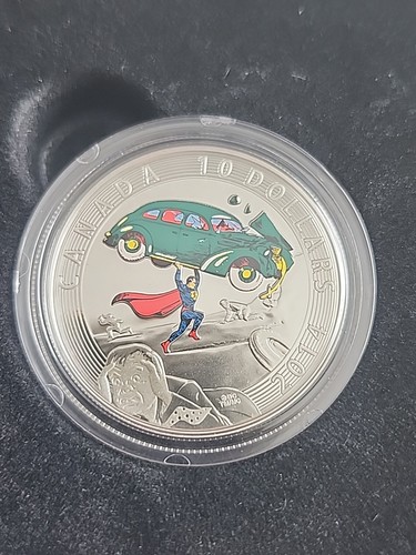 2014 $10 Fine Silver Coin - Iconic Superman Comic Book Covers-Action ...