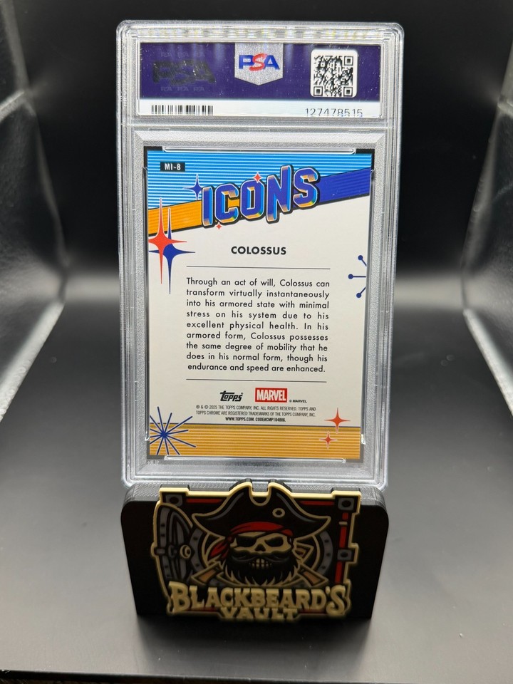 2025 Topps Chrome Marvel Colossus Marvel Icons Gold Wave 20/50 PSA 8 | eBay