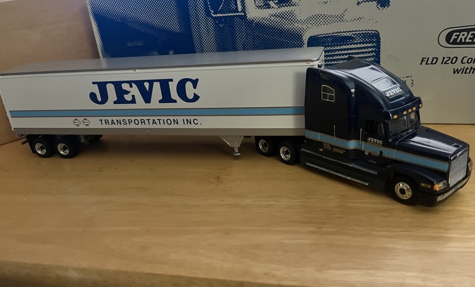 First Gear Model Truck and Trailer Jevic Transportation 59-0109. NIB 1/ ...