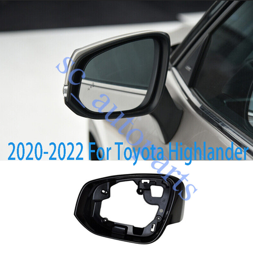 2020-2022 For Toyota Highlander Black Left Driver Side Mirror Frame ...