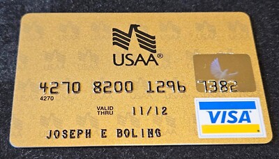 USAA Visa (United Services Automobile Association) Charge Card ~Exp ...