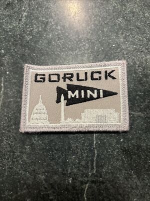 Goruck Go Ruck Mini Trucker Hat Velkro Patch Rucking Logo Rare 3” MN | eBay