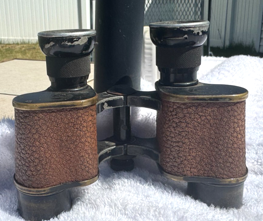 Rare Antique WWI US Navy Marine Binoculars Bausch and Lomb Prism Stereo ...