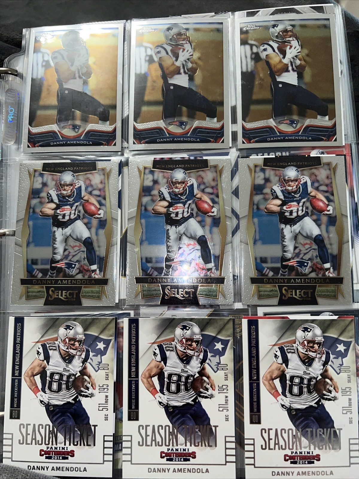 9 Card Lot Danny Amendola Patriots Make Offer Will Combine Shipping ...