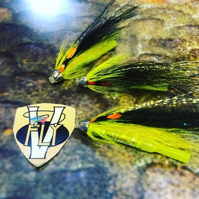 V Fly Signature Posh Hot Tosh Conehead Salmon Tube Flies & Trebles 3 ...