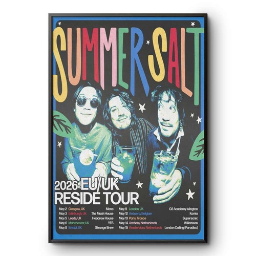 SALE! Summer Salt Poster EU-UK Reside Tour 2026 | eBay