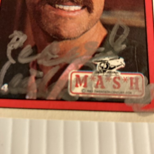 Mike Farrell BJ Hunnicutt 1982 Signed MASH Twentieth Century Fox Card ...