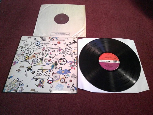 LED ZEPPELIN 111 3 VINYL UK 1ST PRESS 1970 EX+/NEAR MINT PROG ROCK ...
