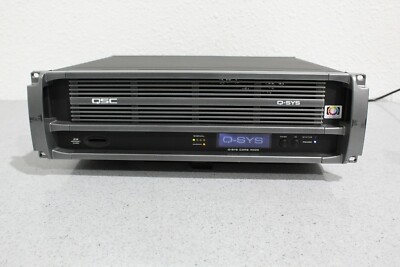 QSC Q-Sys Core 4000 Digital Audio Processor Fully Tested | eBay