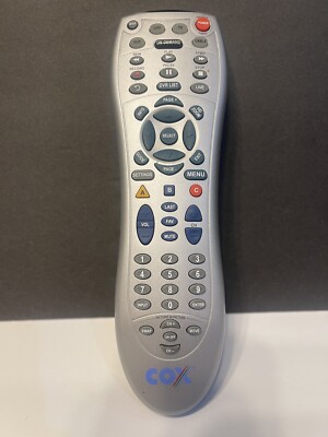 Genuine COX Cable Box TV DVR Remote Control RC1675604/35 URC 7820BP-1 ...