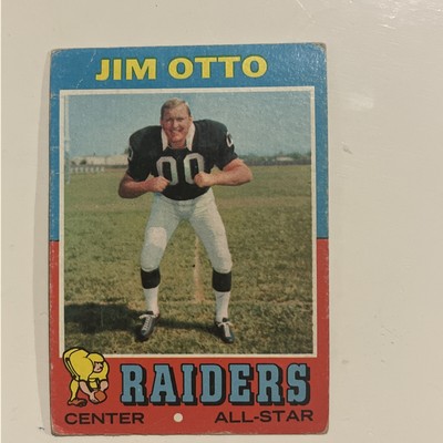 1971 Topps football card #151 Jim Otto Oakland Raiders | eBay