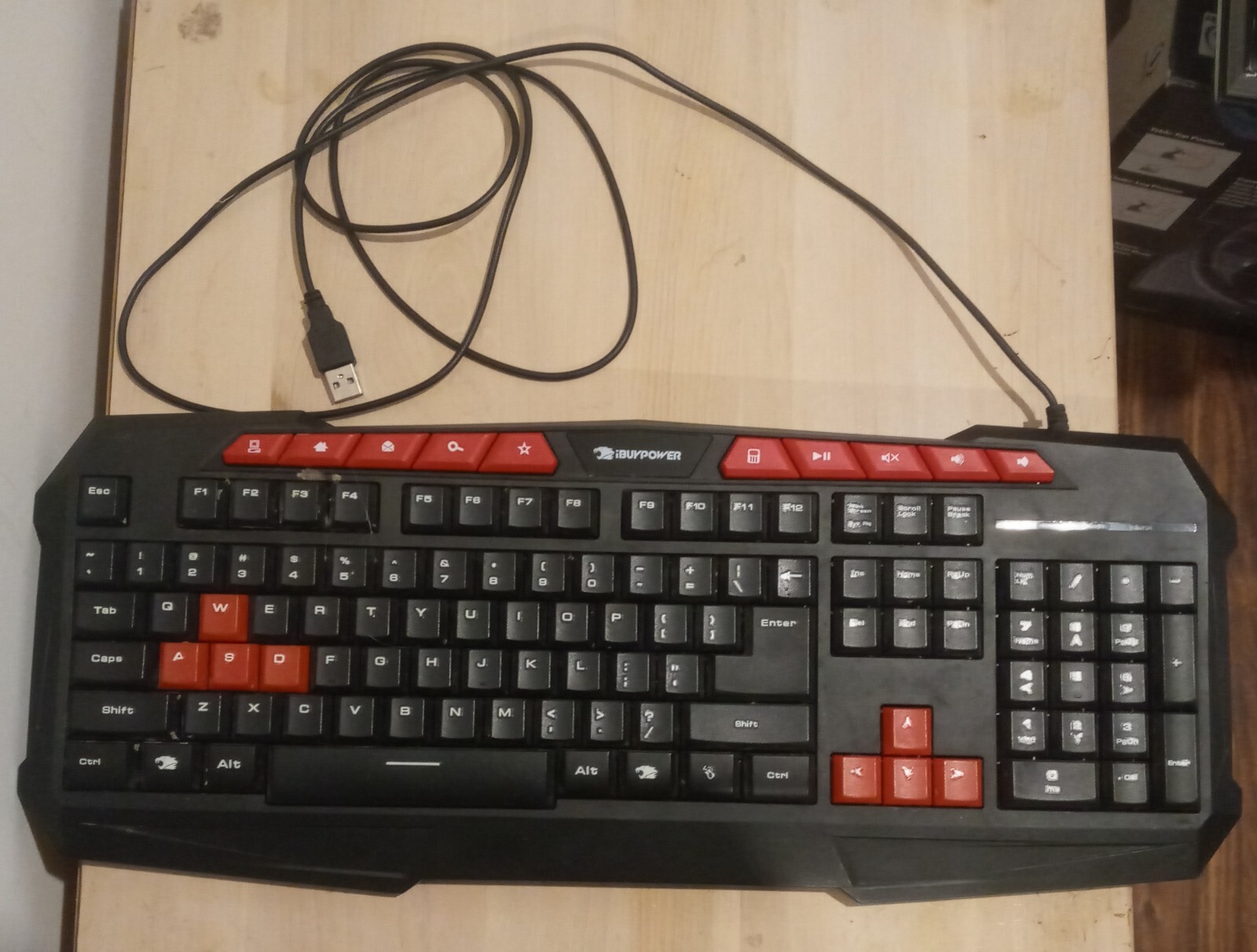 iBuyPower GKB100 Spill Resistant Gaming Keyboard Good for sale online ...