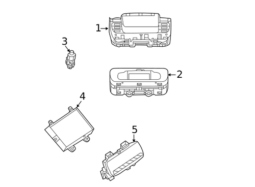 Mercedes Benz Genuine GLE 350 GLE 450 2020-2021 Switch Assembly OE ...