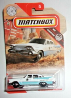 Matchbox '59 Dodge Coronet Police Car #094 MBX Countryside Blue/White ...