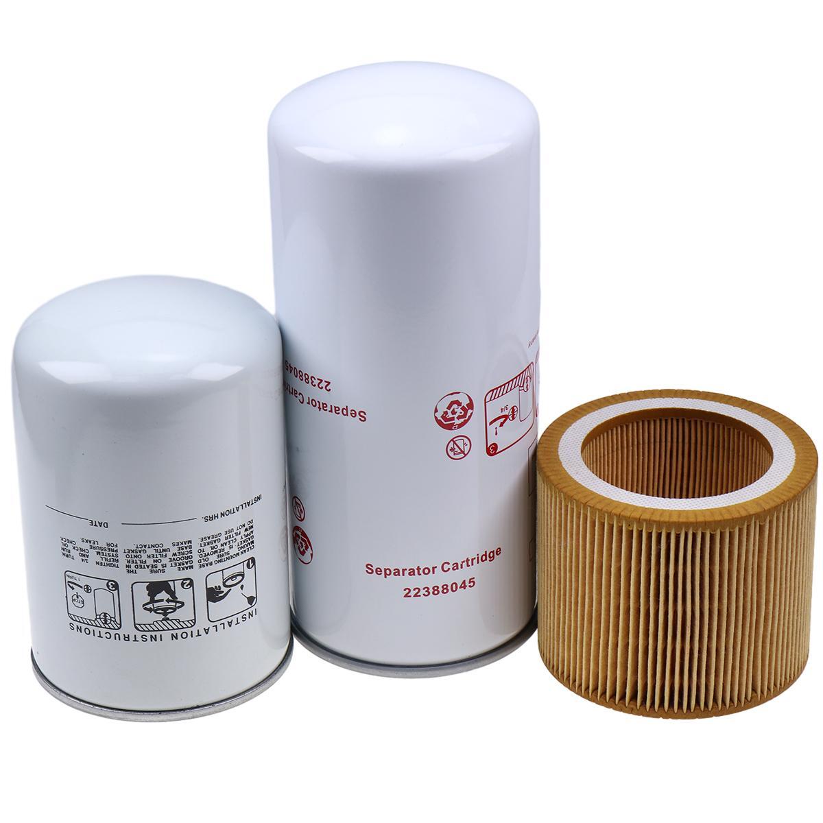 Filter Kit for Ingersoll Rand UP6-5 thru UP6-15C 22388045 39329602 ...