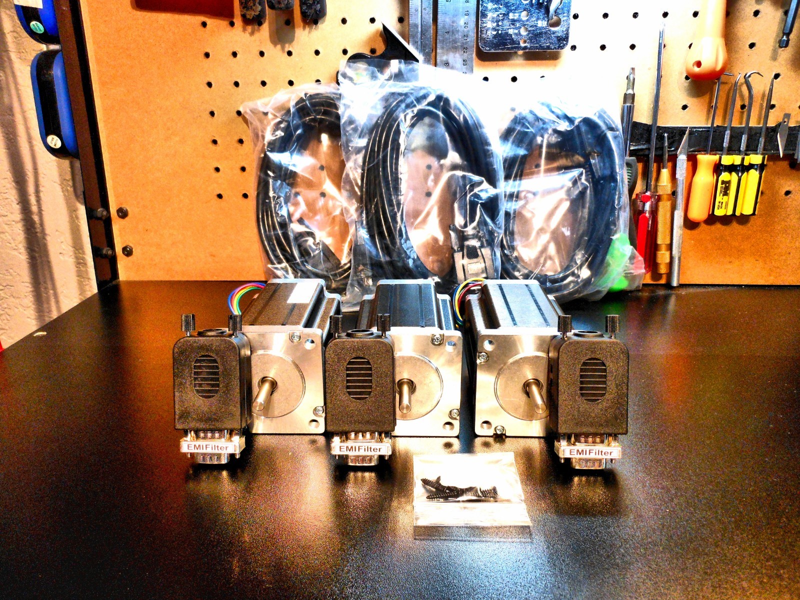 Gecko G540 3 600oz Motors Pro-Motor Cables & Pro-Solderless Connectors ...