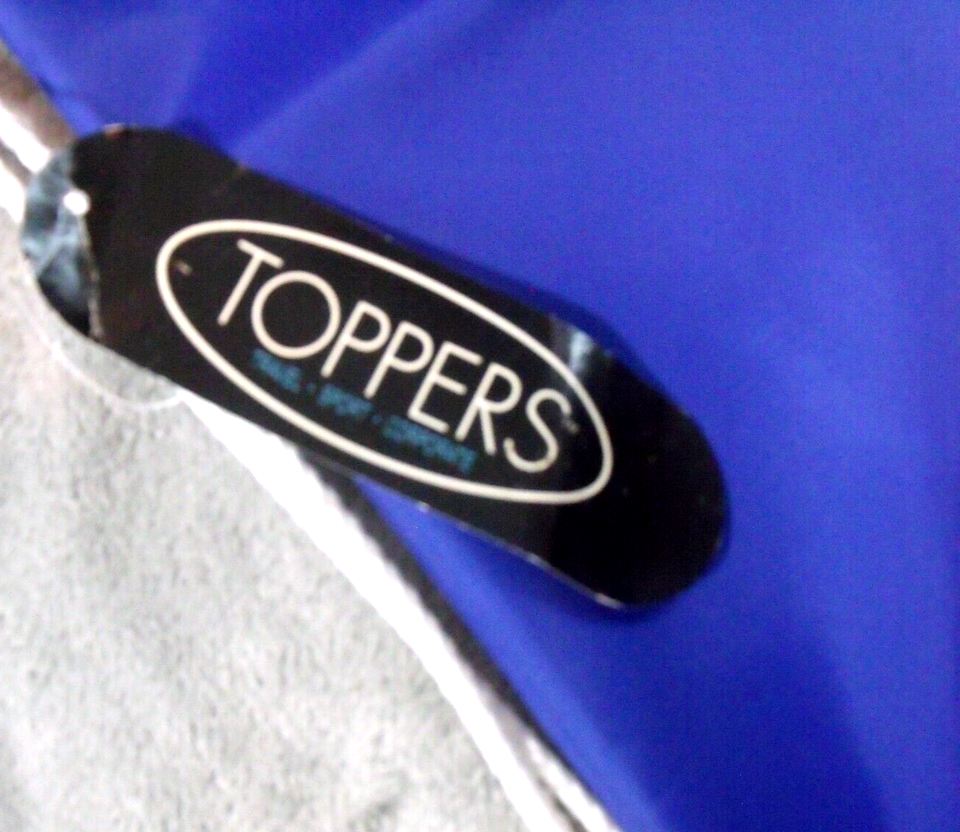 Toppers Blue Shoulder Pack Nylon Waterproof Backpack Unisex 16 x 19.5 ...