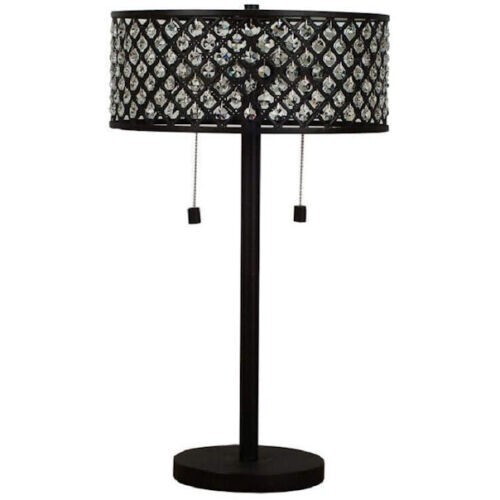 Quoizel Juliana 24.375-in Silver Table Lamp with Metal Shade ...