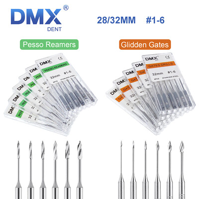 Dental Endodontic Root Canal Files Peeso Reamers/GATES DRILLS 28/32mm ...