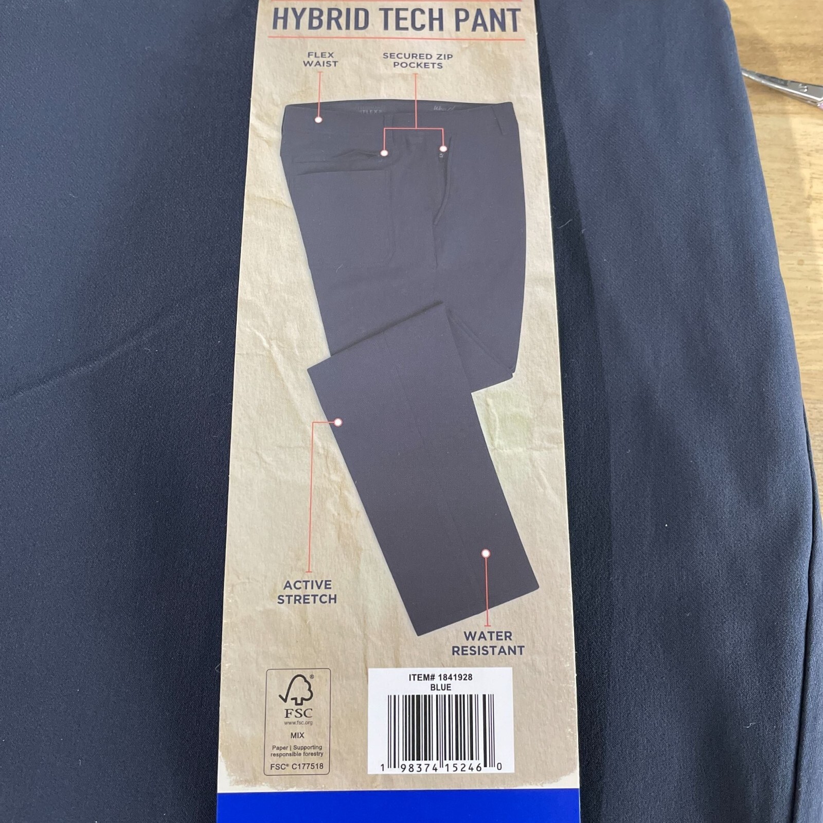 NEW Weatherproof Vintage Men's 36X30 Hybrid Tech Pant Regular Taper ...