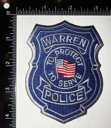 VINTAGE OBSOLETE Warren OH Ohio Police Patch | eBay