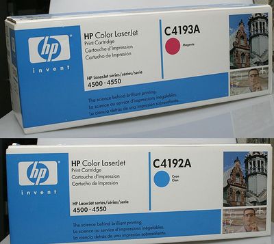 HP CYAN C4192 A AND HP MAGENTA C4193A.. NEW OLD STOCK | eBay
