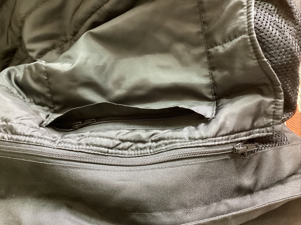 Pre-Owned Men's Texport Motorcycle Riding Jacket Sz. M Black Removable ...