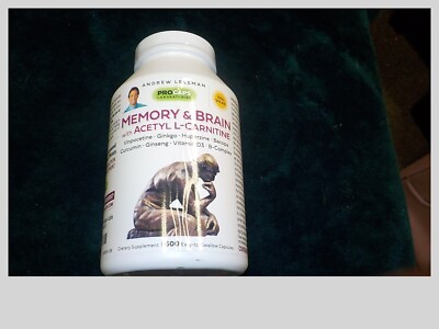 New. Sealed! Andrew Lessman Memory & Brain (600 Capsules) Best by: 7/30 ...
