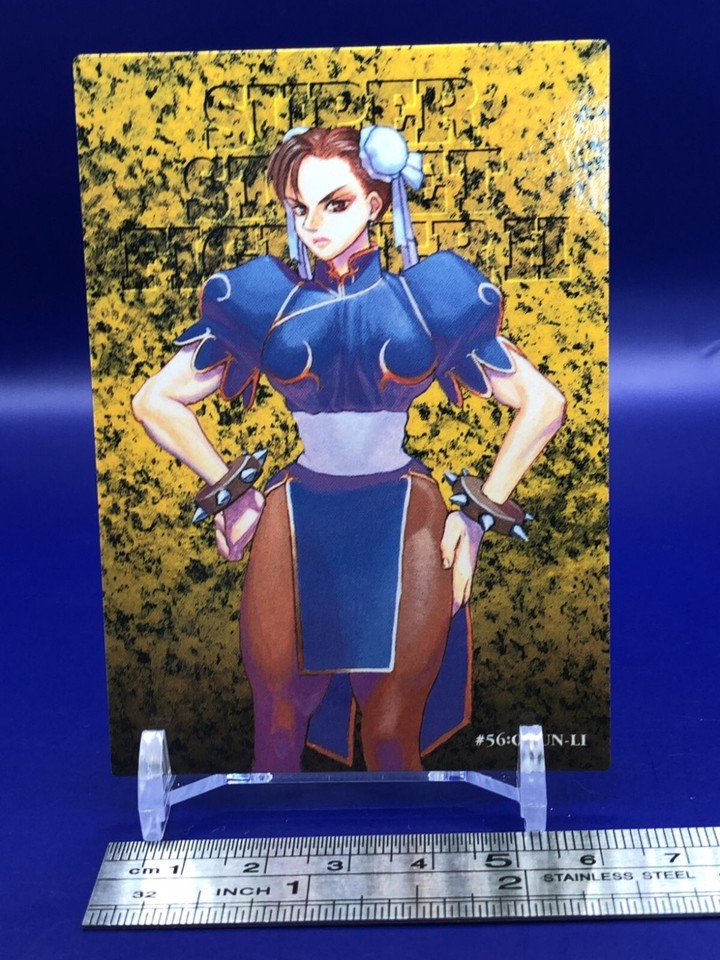 Chun Li Super Street Fighter 2 56 All Capcom World Card 1997 Carddass ...
