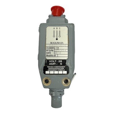 C22003500 MBD F6137 Switch Repairable Tag 5930-14-411-1407 | eBay