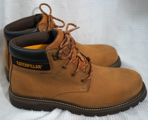 CATERPILLAR CAT men's size 13 tan suede lace up work boots | eBay UK