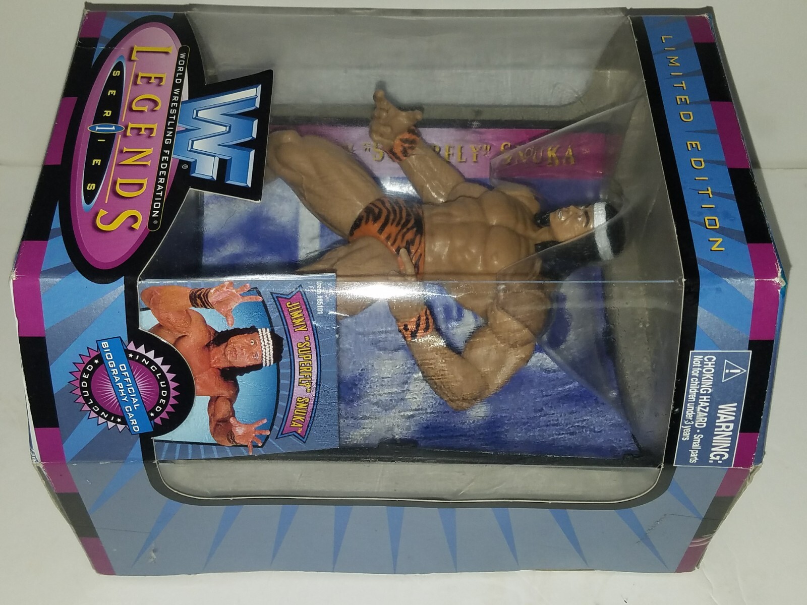 Jimmy "Superfly" Snuka 7 Inch Figure WWF Jakks Pacific Legends Series 1 ...