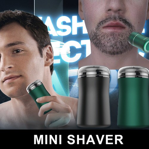 New Men's Electric Travel Shaver Portable Mini Pocket Size Rotary Razor ...