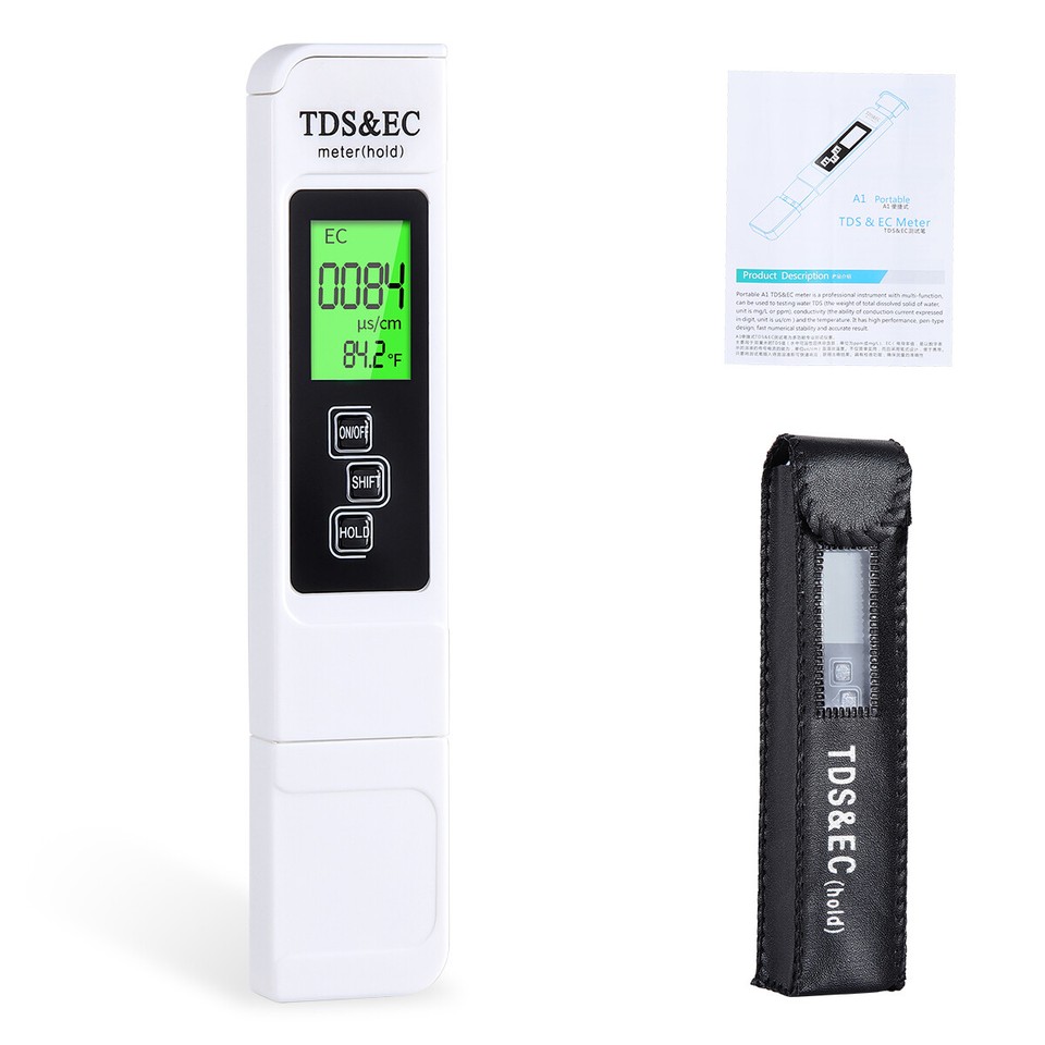 2pc TDS Meter Digital Tester Water Quality Testing Kits Drinking Water ...