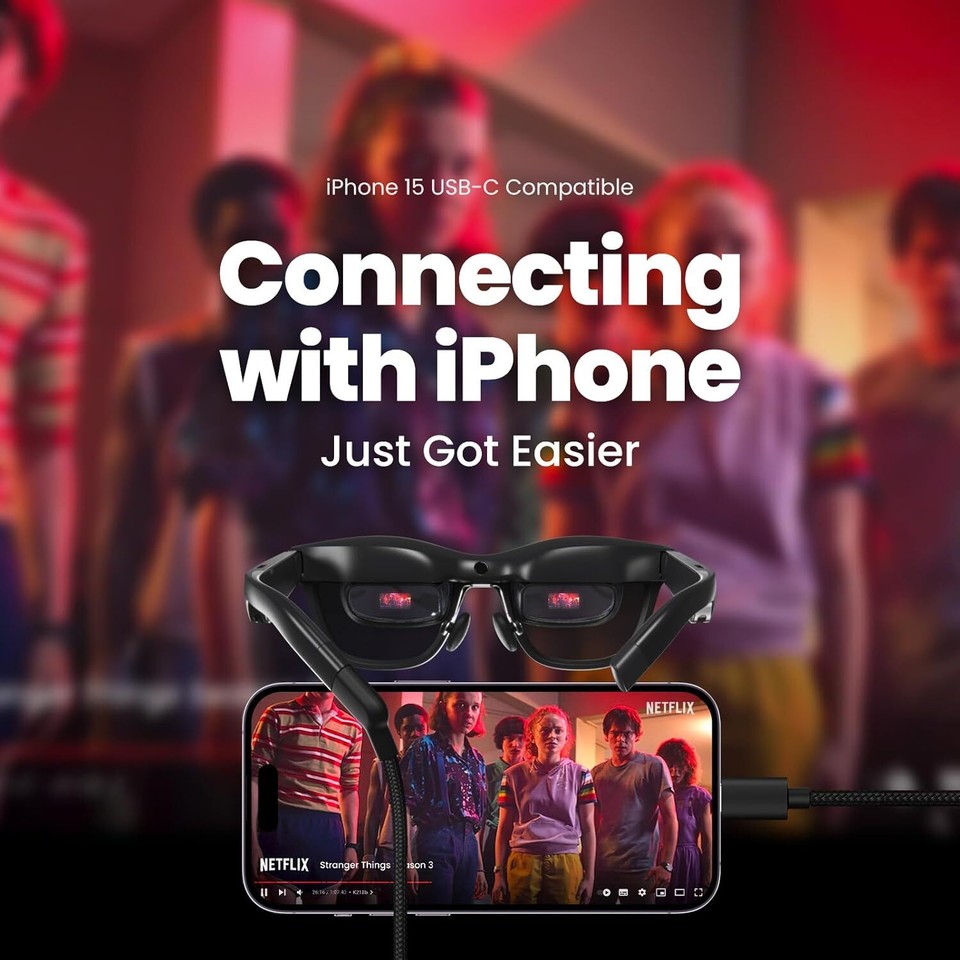 Xreal Air2 Air 2 Pro Smart AR Glasses 120Hz with 3-level Electrochromic ...