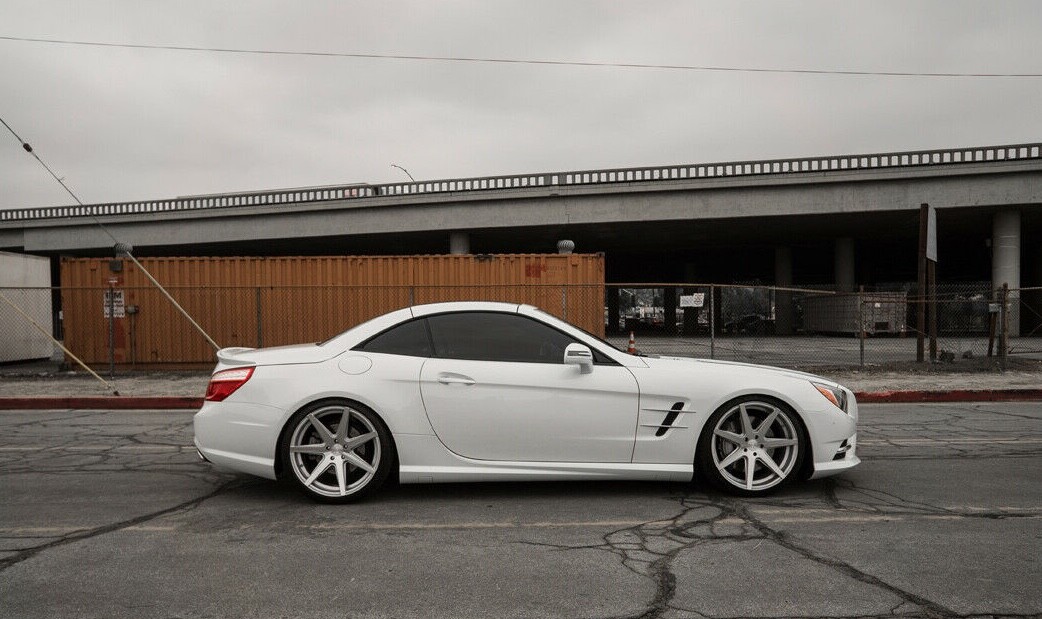 19” ROHANA RC7 MACHINED SILVER WHEELS FOR MERCEDES R230 SL500 SL550 ...