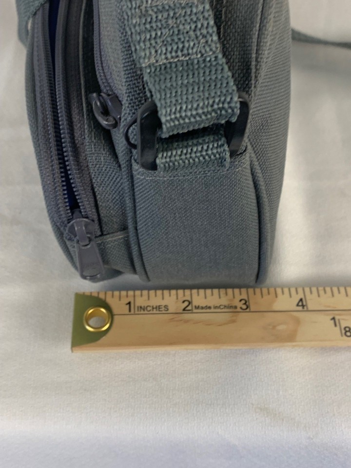 Vintage Profoto Gray & Blue Camera Bag with Shoulder Strap 3 Zipper ...