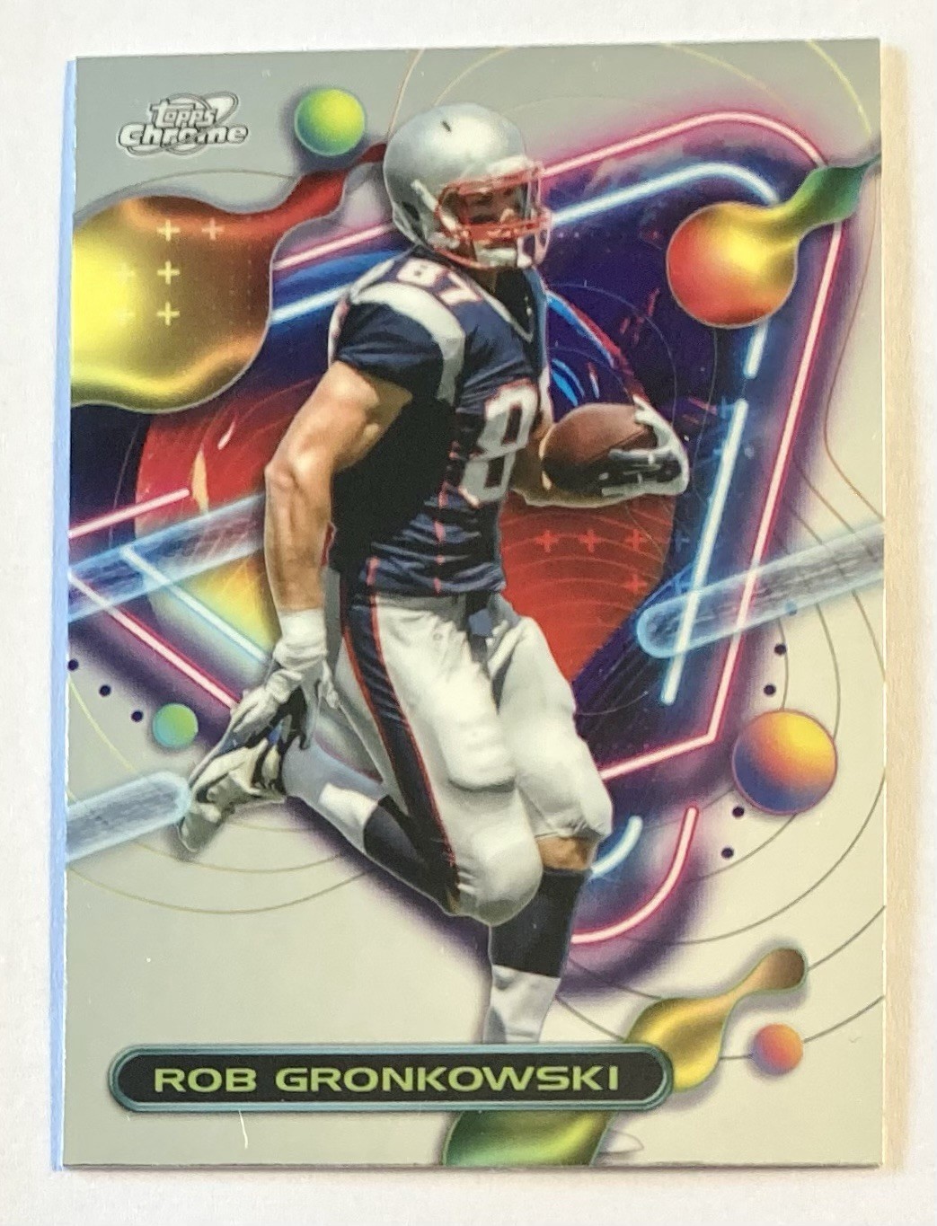 2023 Topps Composite Football Cosmic Chrome Patriots Rob Gronkowski ...