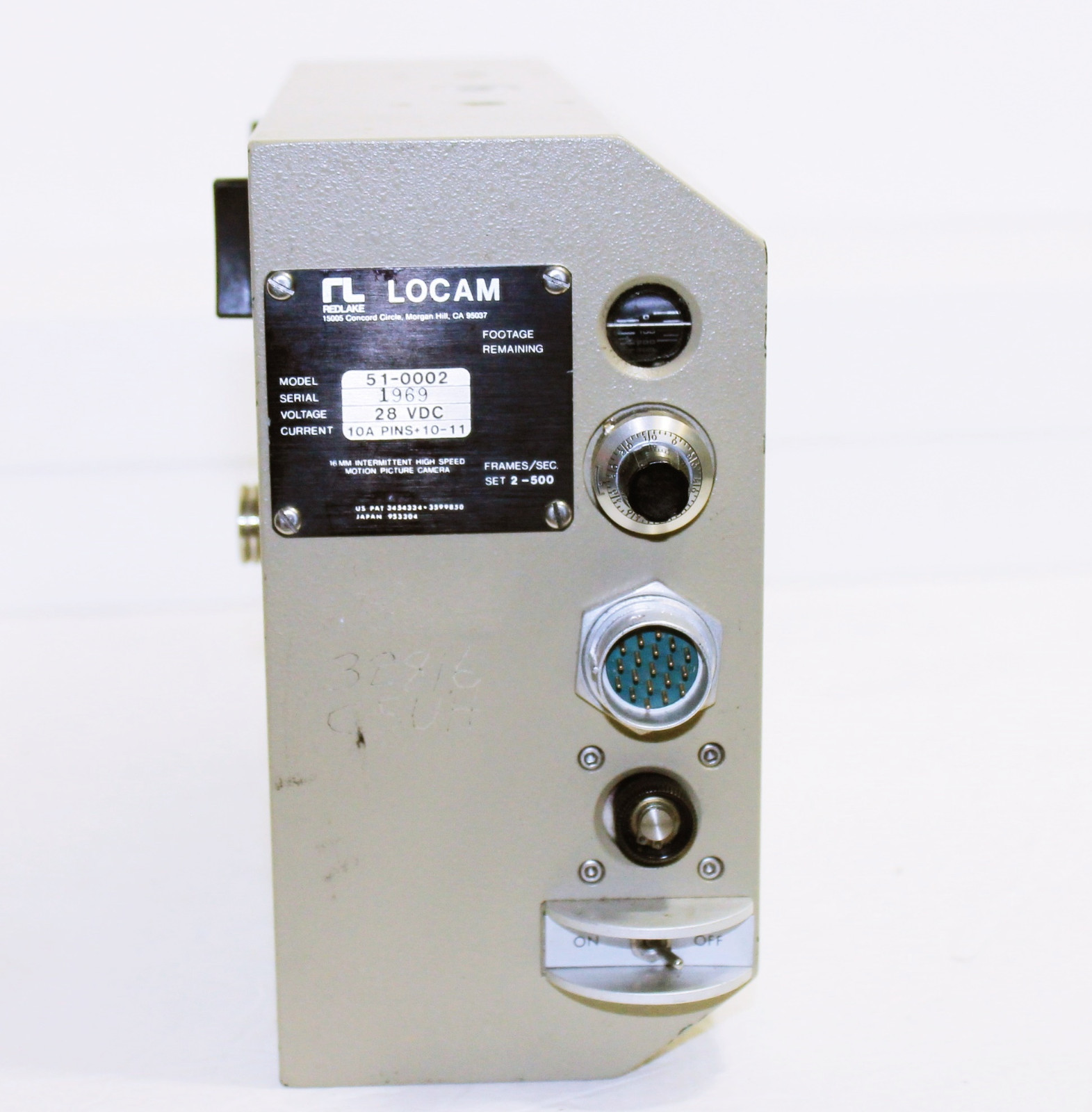 Collectors IOC-1984 Redlake LOCAM II Model 51-0002 16mm High Speed ...