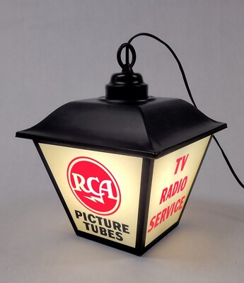 RCA Advertising, Radio, Tube, TV Picture Tubes, Hanging Rotating ...