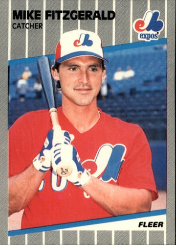 1989 Fleer Montreal Expos Baseball Card #374 Mike R. Fitzgerald | eBay