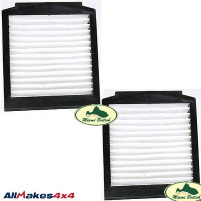 LAND ROVER AC A/C AIR CONDITIONED POLLEN FILTER SET x2 RANGE P38 ...