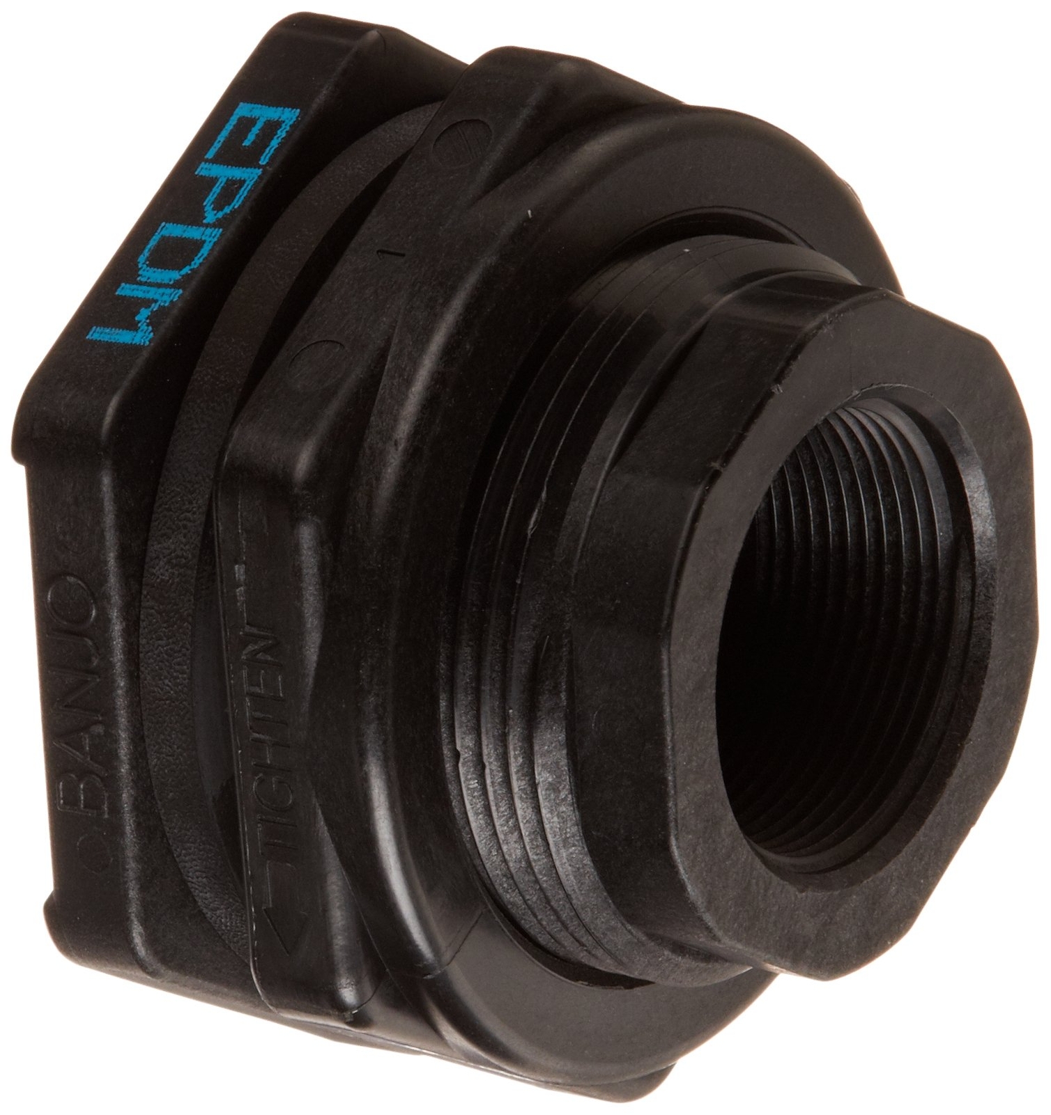 Banjo TF150 Polypropylene Bulkhead Tank Fitting, 1-1/2" NPT Female | eBay
