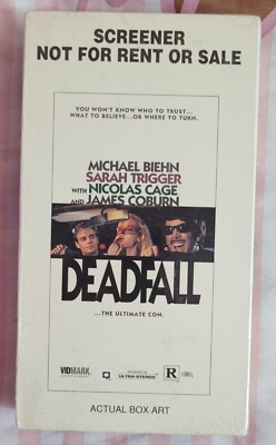 Deadfall (1993 VHS) Michael Biehn, Nicolas Cage - BRAND NEW SCREENER ...