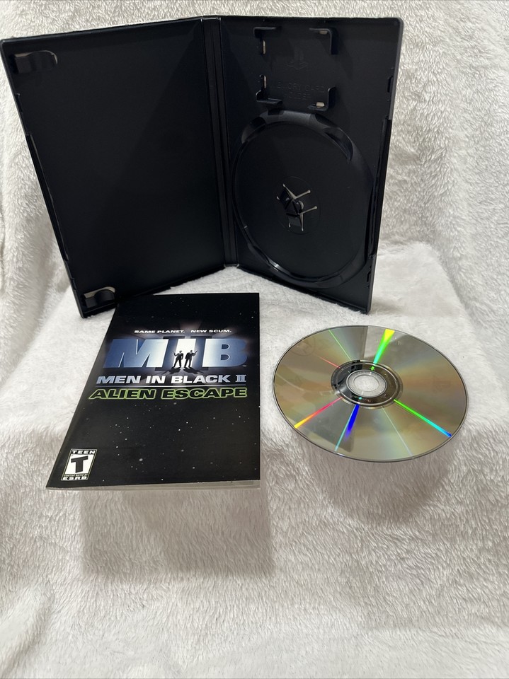 PlayStation 2 PS2 - MIB MEN IN BLACK II Alien Escape COMPLETE W/MANUAL ...