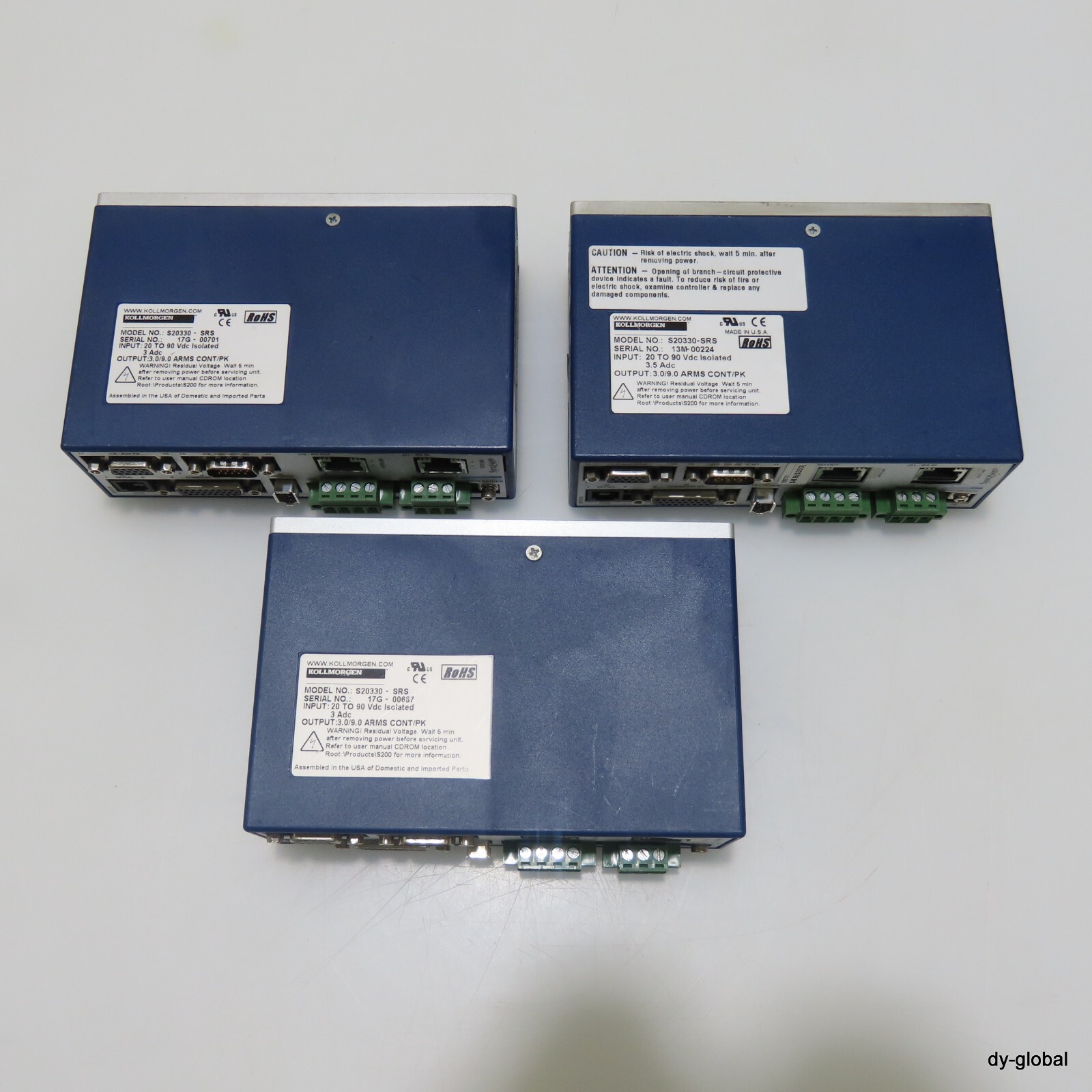 KOLLMORGEN used S20330-SRS SynQNet S200 Series DRV-I-2180=9B13 | eBay