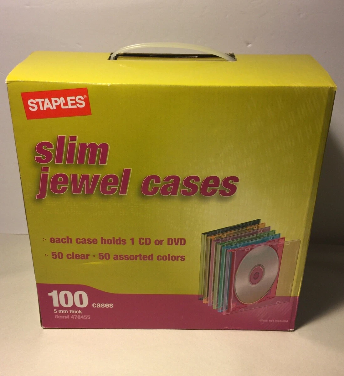 Slim Cd Cases 100 Pack
