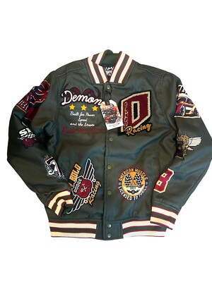 Mens Dodge Demon Wool Varsity Jacket Sz. 2x | eBay
